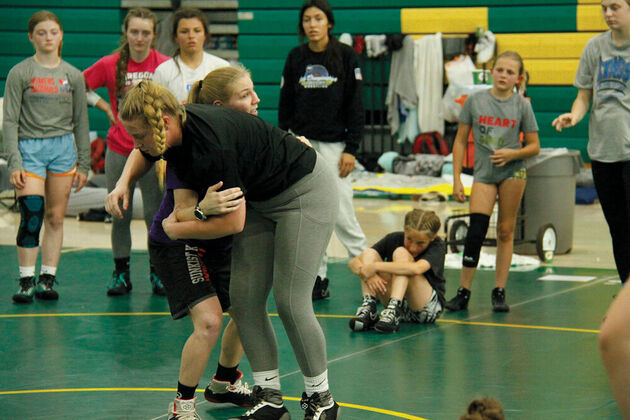 Girls wrestling camp participants triple in its second year - Lebanon Local