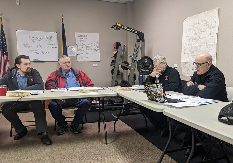 Levy, OSHA top of discussion for Fire Board - Lebanon Local