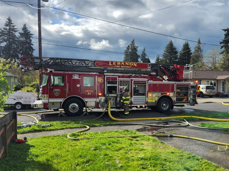 LFD Tackles Fire on 6th Street - Lebanon Local