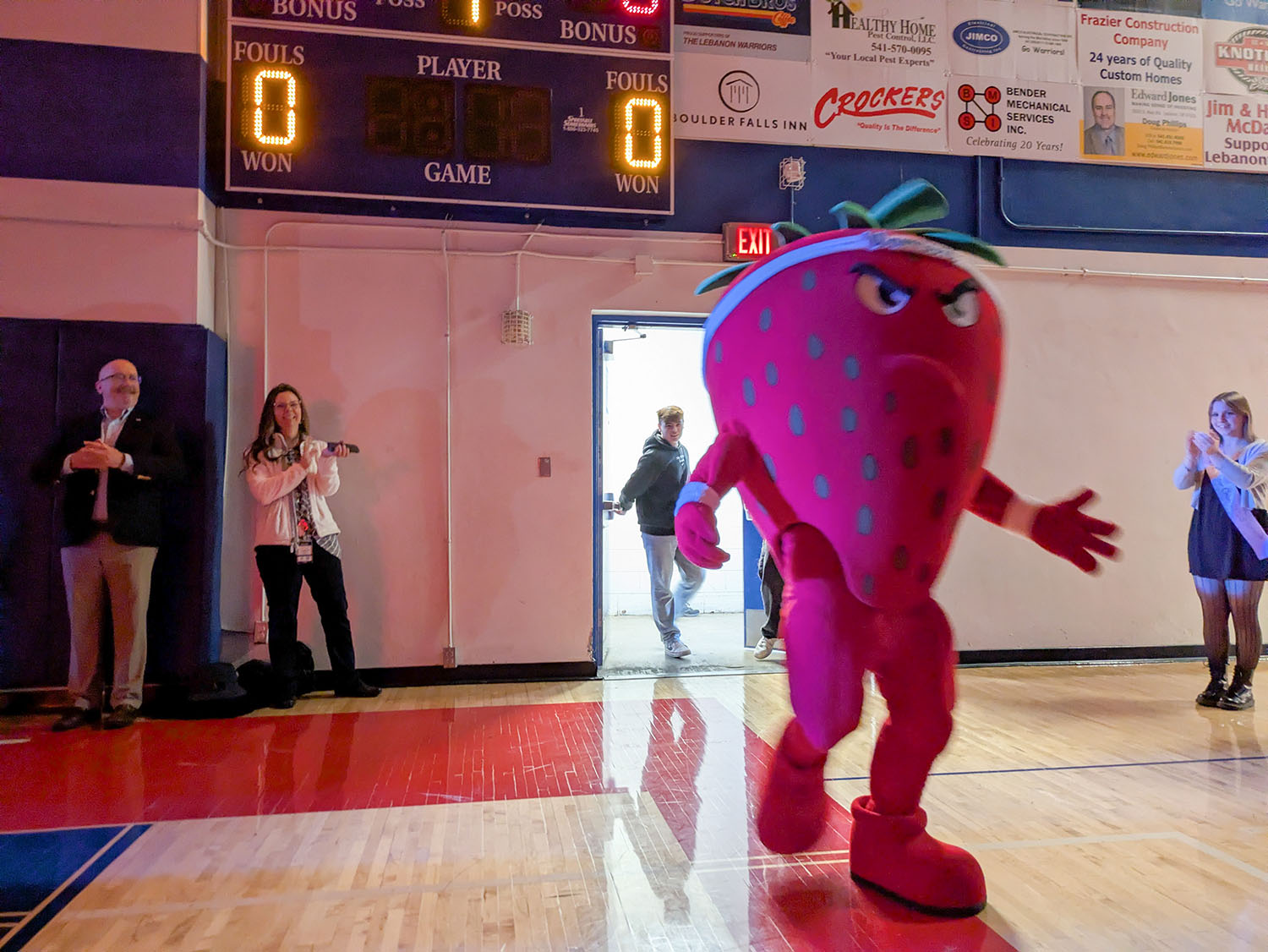 New mascot fruitful addition to school spirit - Lebanon Local