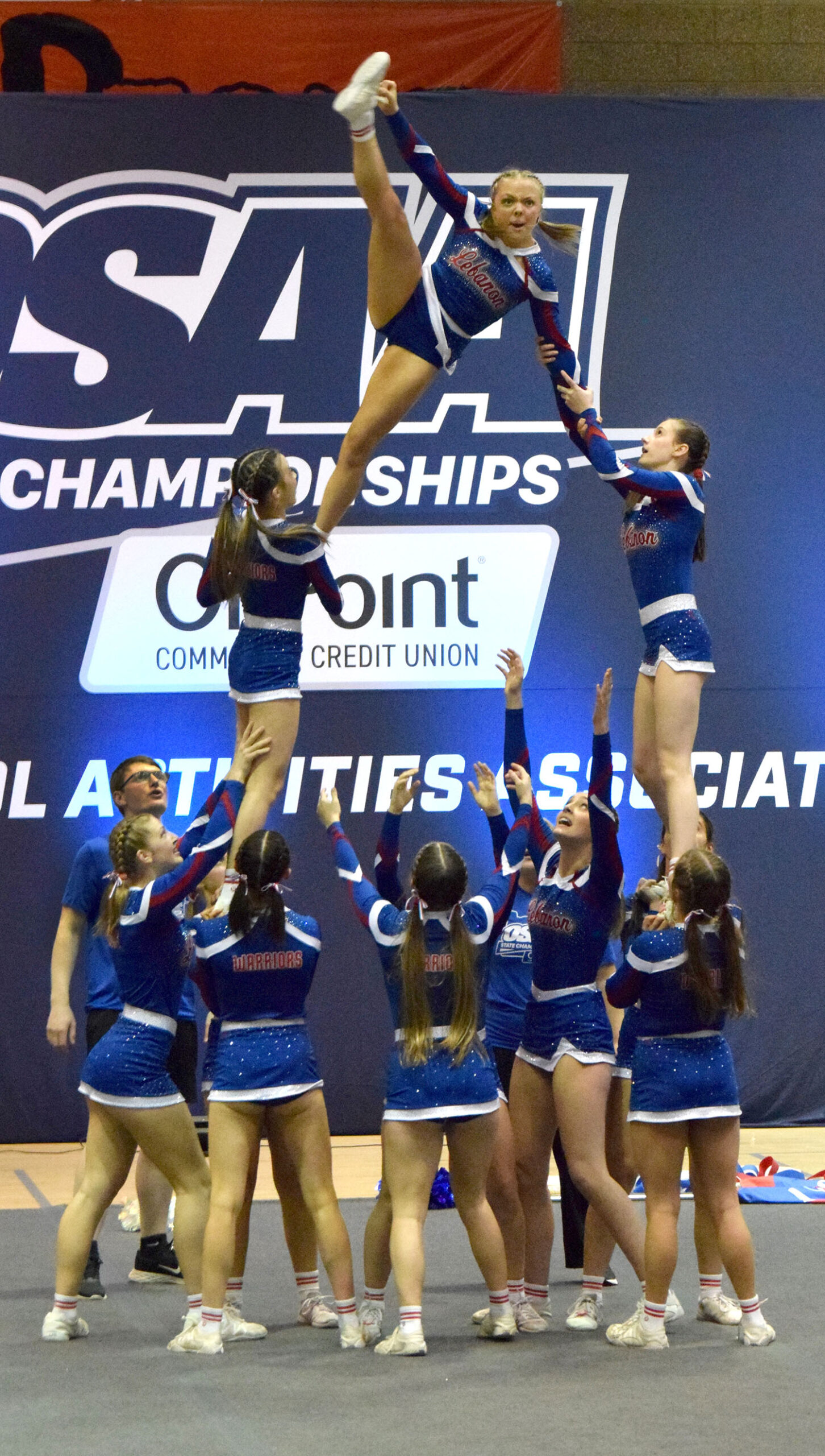 Warriors deliver state cheer title - Lebanon Local
