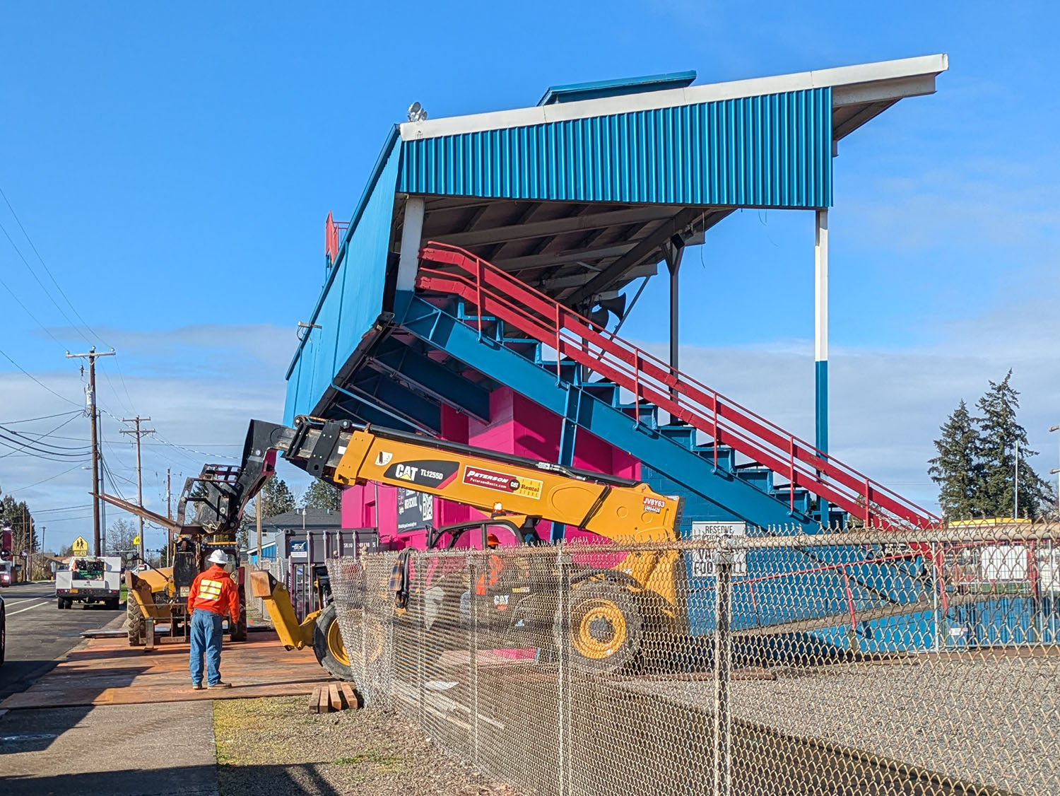 Heath Stadium demolition kicks off - Lebanon Local