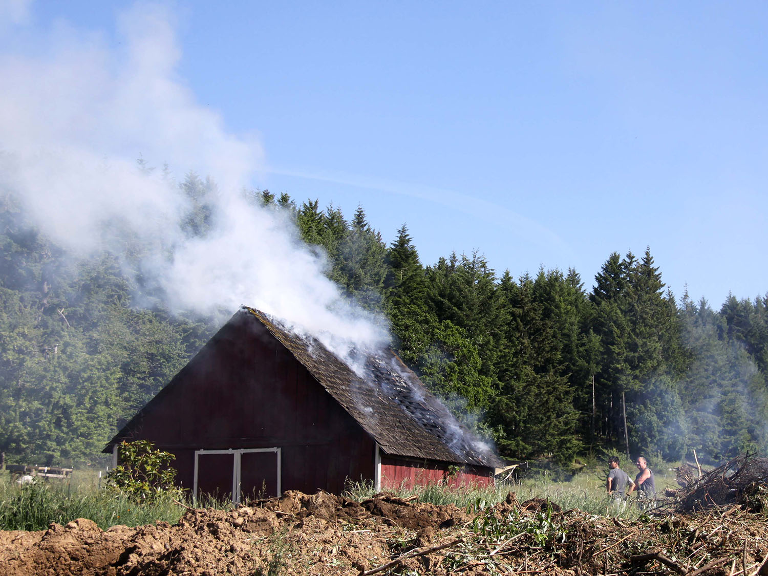 Fire damages historic barn on SH's Airport Road - Lebanon Local