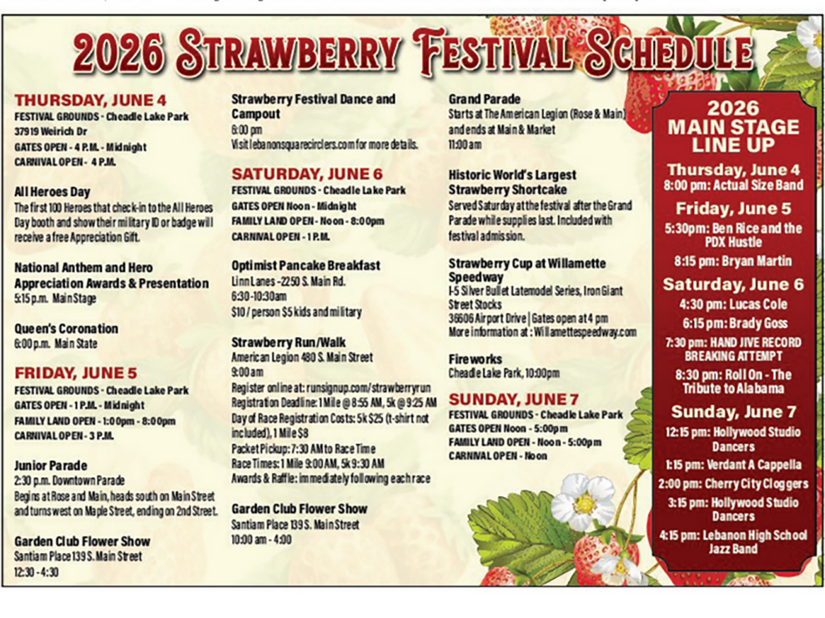 Strawberry Festival welcomes "Summer Lovin'" fun - Lebanon Local
